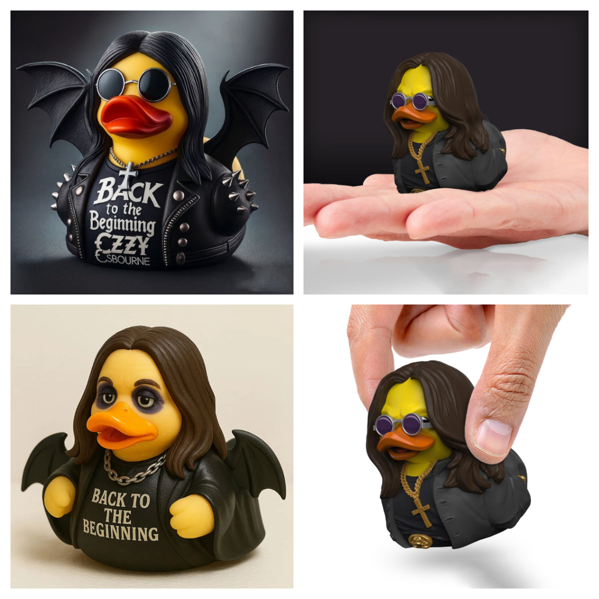 Ozzy Osbourne Tribute Duck – Cosplay Rubber Duck for Rock Fans ...